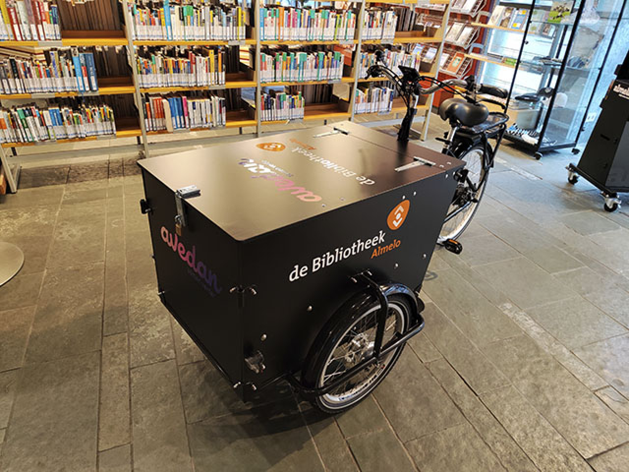 Belettering bibliotheek Almelo