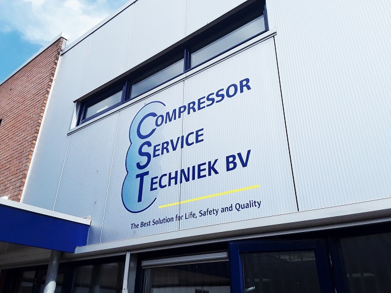 Stickers Compressor Service Techniek | Jazet Sign & Print | Almelo